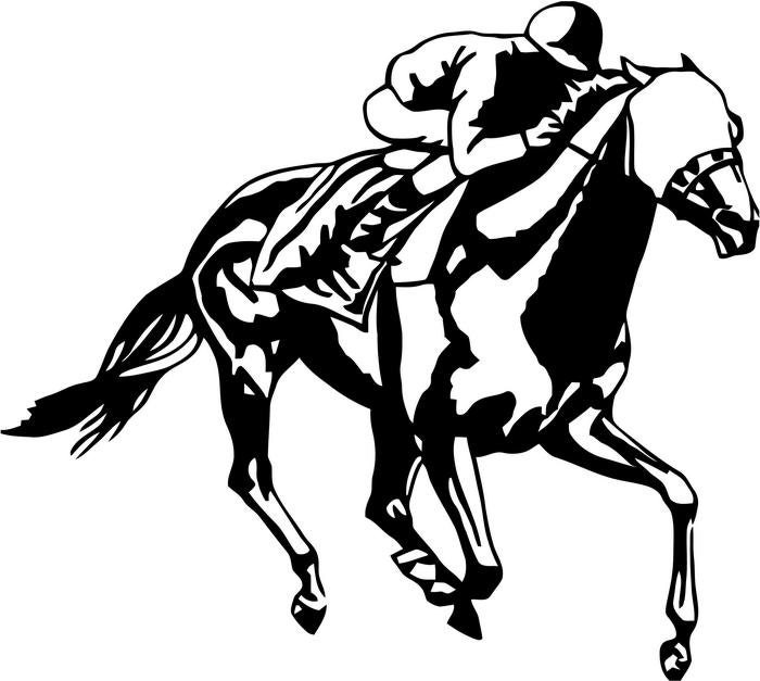 Other_horse_racing - Die Cut Vinyl Decal Sticker for Go Kart Car Truck ...
