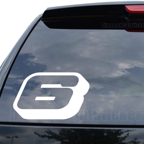 Rally Car Number Decal - Etsy