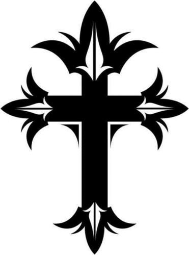 Catholic Cross Religion for Car Window Truck Bumper Vinyl Decal Sticker ...