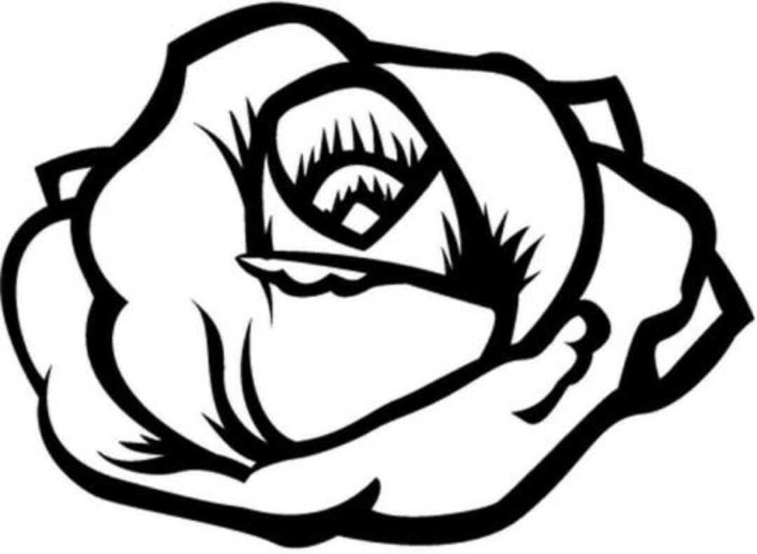 Rose Flower Decal Sticker Car Truck Window - Etsy