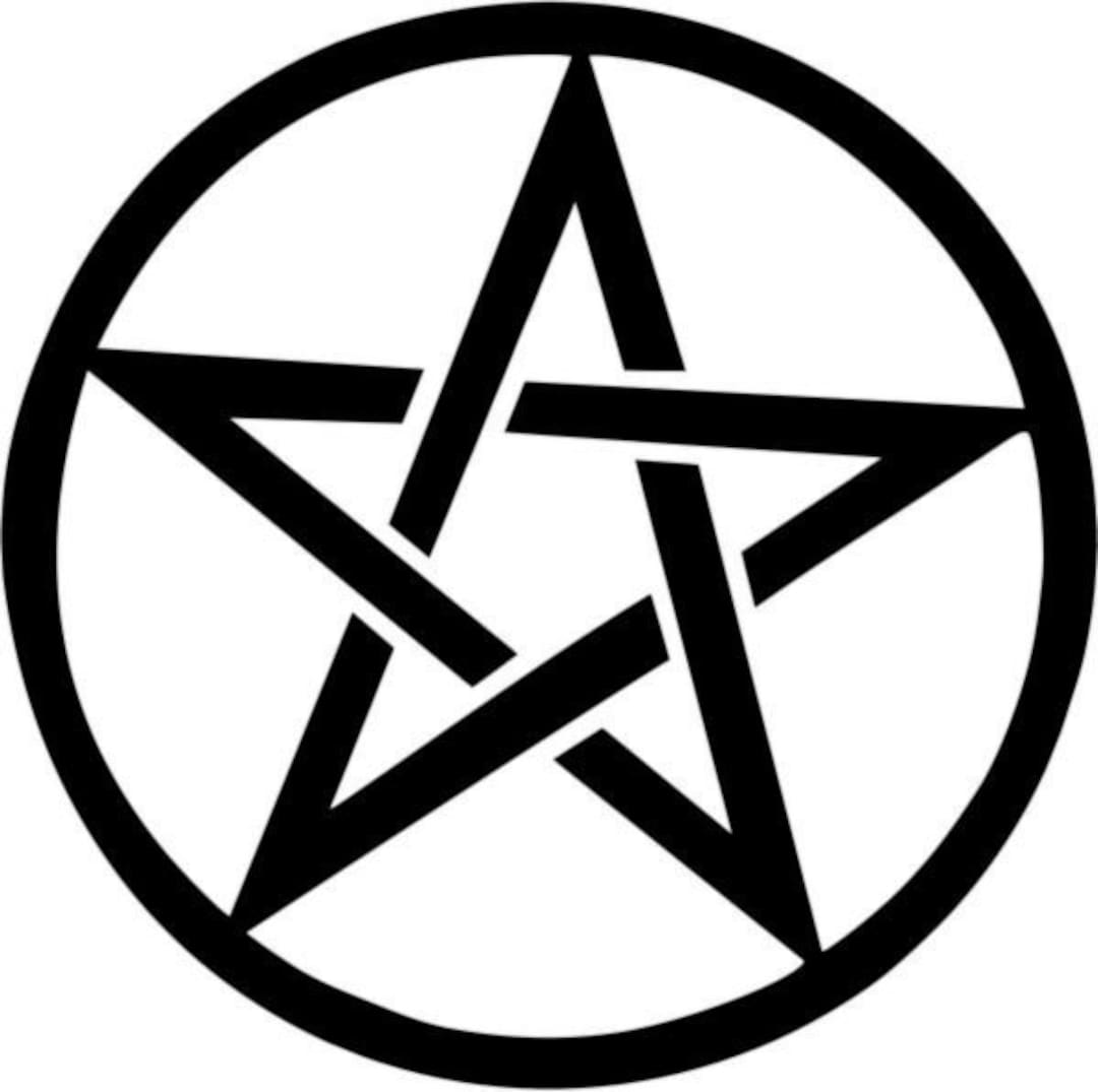 Symbolic_pentagram_satanic 2 - Sticker Graphic - Auto, Wall, Laptop ...
