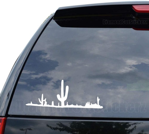 Desert Cactus Sand Decal Sticker Car Truck Motorcycle Window | Etsy