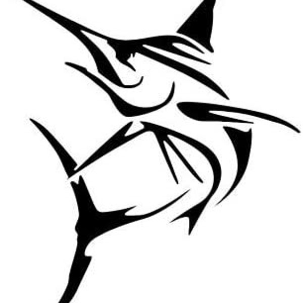 Swordfish Decal - Etsy