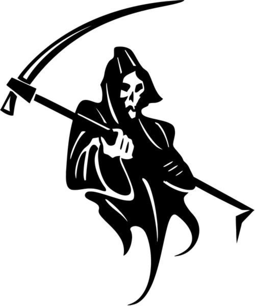 Skull_grim_reaper 3 - Die Cut Vinyl Decal Sticker for Go Kart Car Truck ...