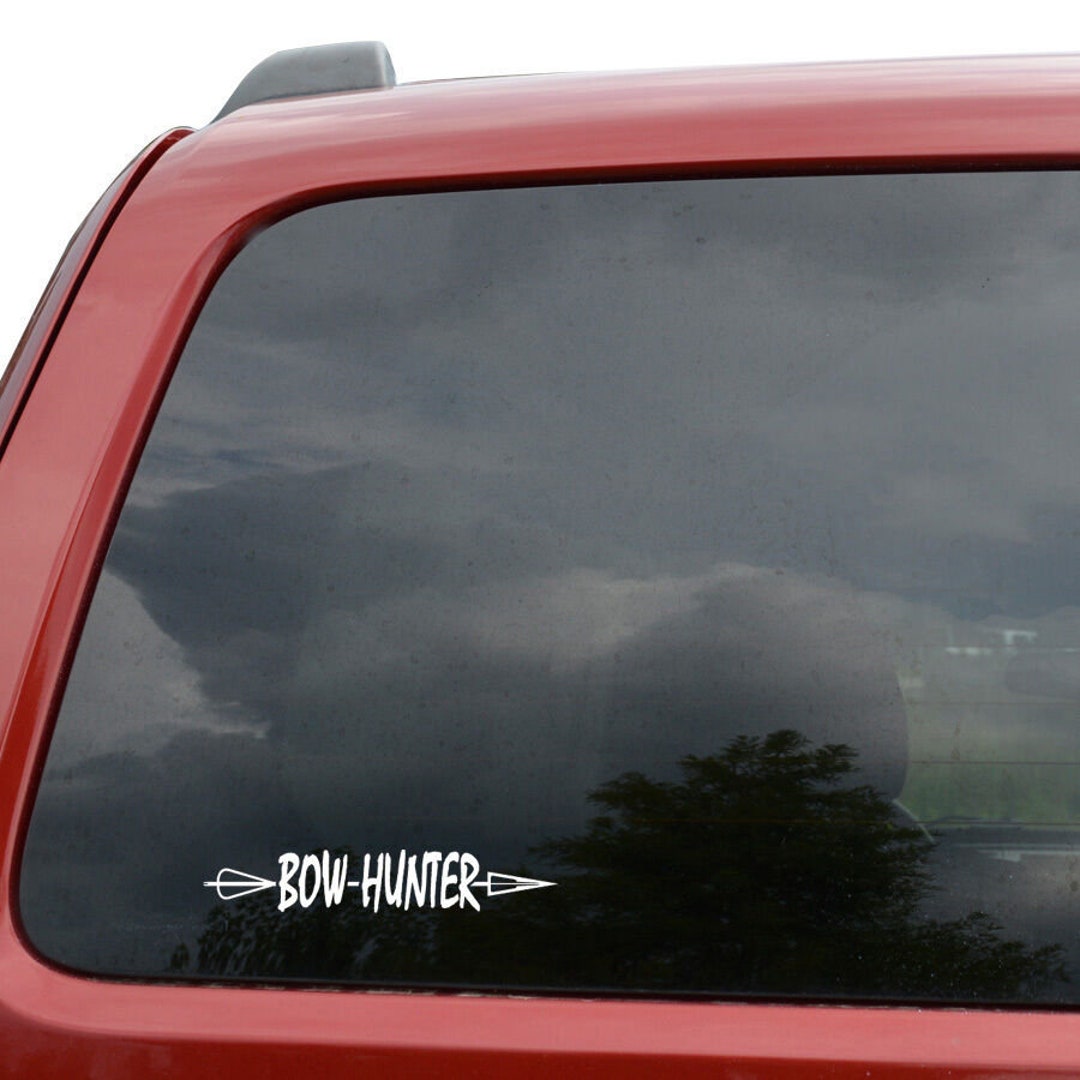 Bow Hunter Hunting Vinyl Decal Sticker Car Truck Vehicle Bumper Window ...