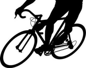 Cycling Window Decal - Etsy