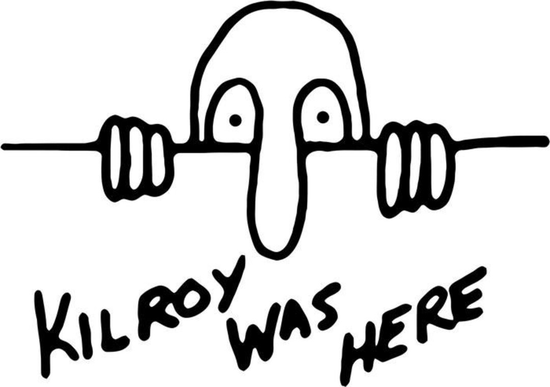 Occupation_kilroy_was_here - Die Cut Vinyl Decal Sticker for Go Kart ...