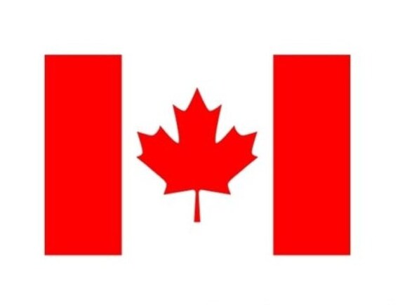 Canada Flag Vinyl Decal Sticker Car Truck Vehicle Bumper - Etsy