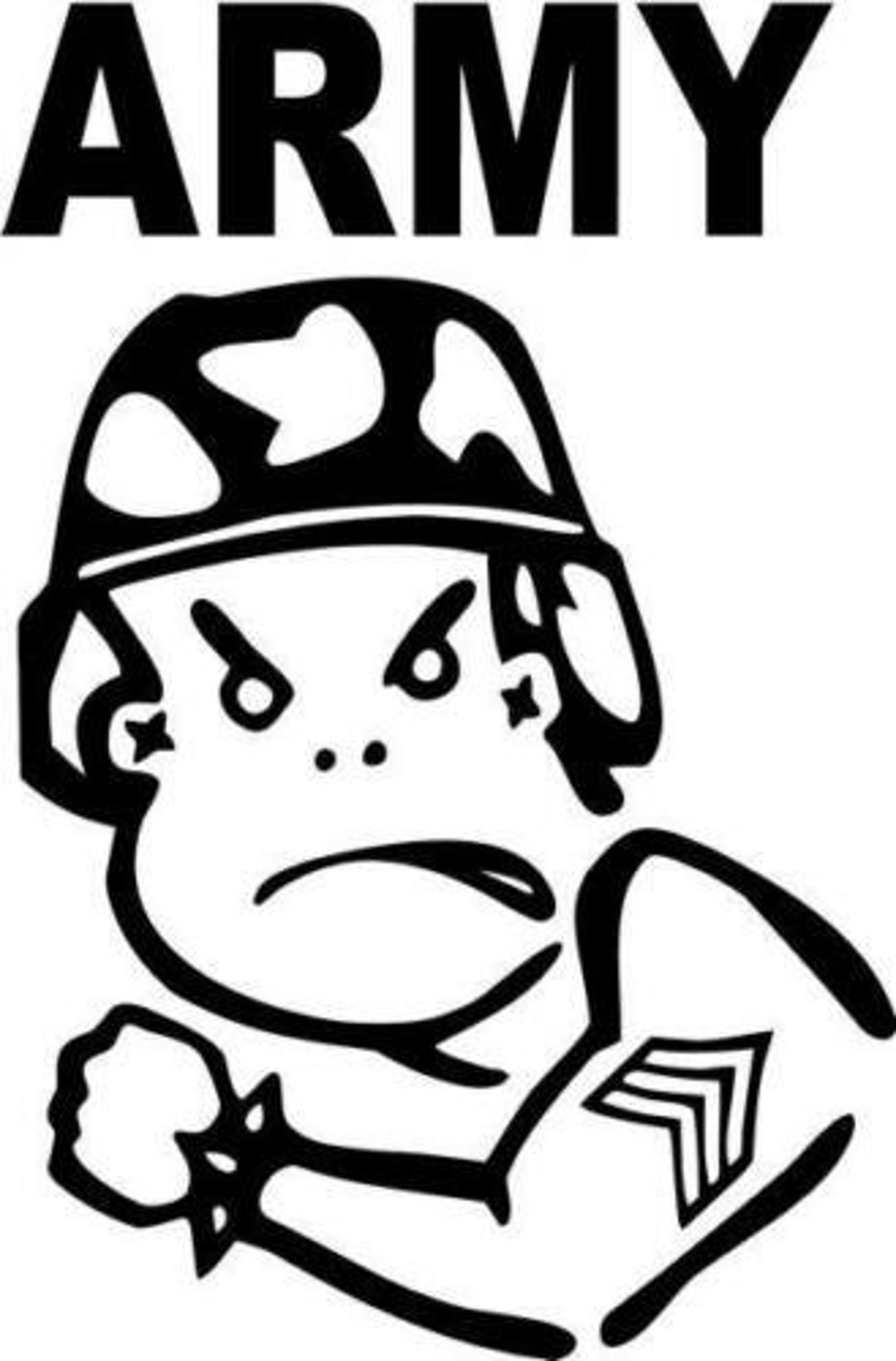 Army Military Vinyl Decal Sticker Car Truck Vehicle Bumper Window Wall ...