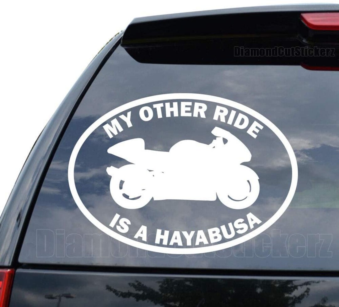 My Other Ride Hayabusa Motorcycle Motorbike Decal Sticker Auto Vehicle ...