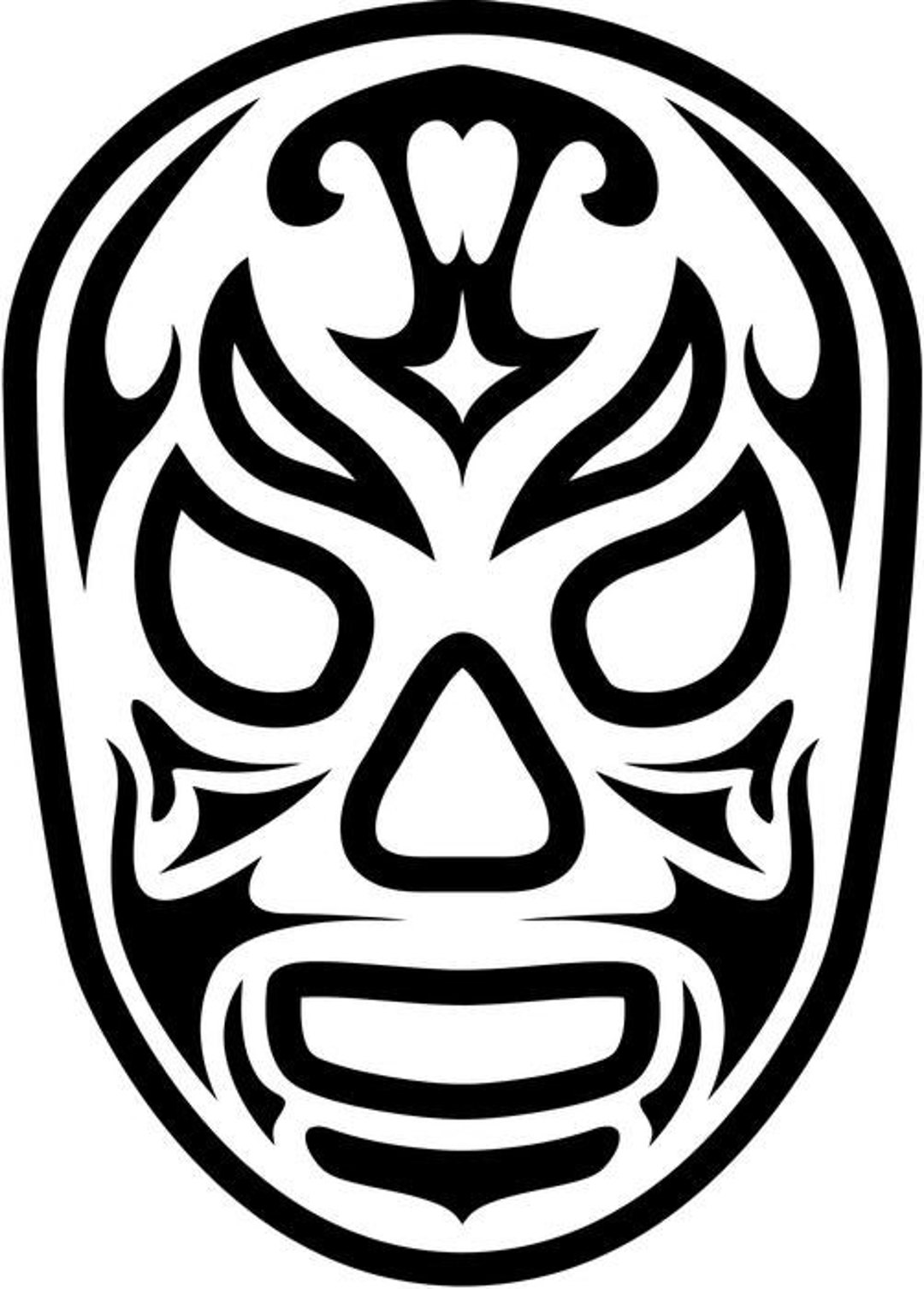 Sports_lucha_libre_santo_fuego - Die Cut Vinyl Decal Sticker for Go ...