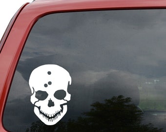 Car Window Skull Head Decal - Etsy
