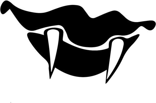 Others_vampire_fangs - Die Cut Vinyl Decal Sticker for Go Kart Car ...