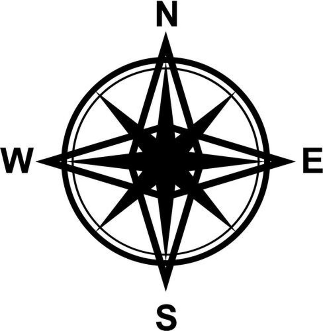 North - Sticker Graphic - Auto, Wall, Laptop, Cell, Truck Sticker for ...