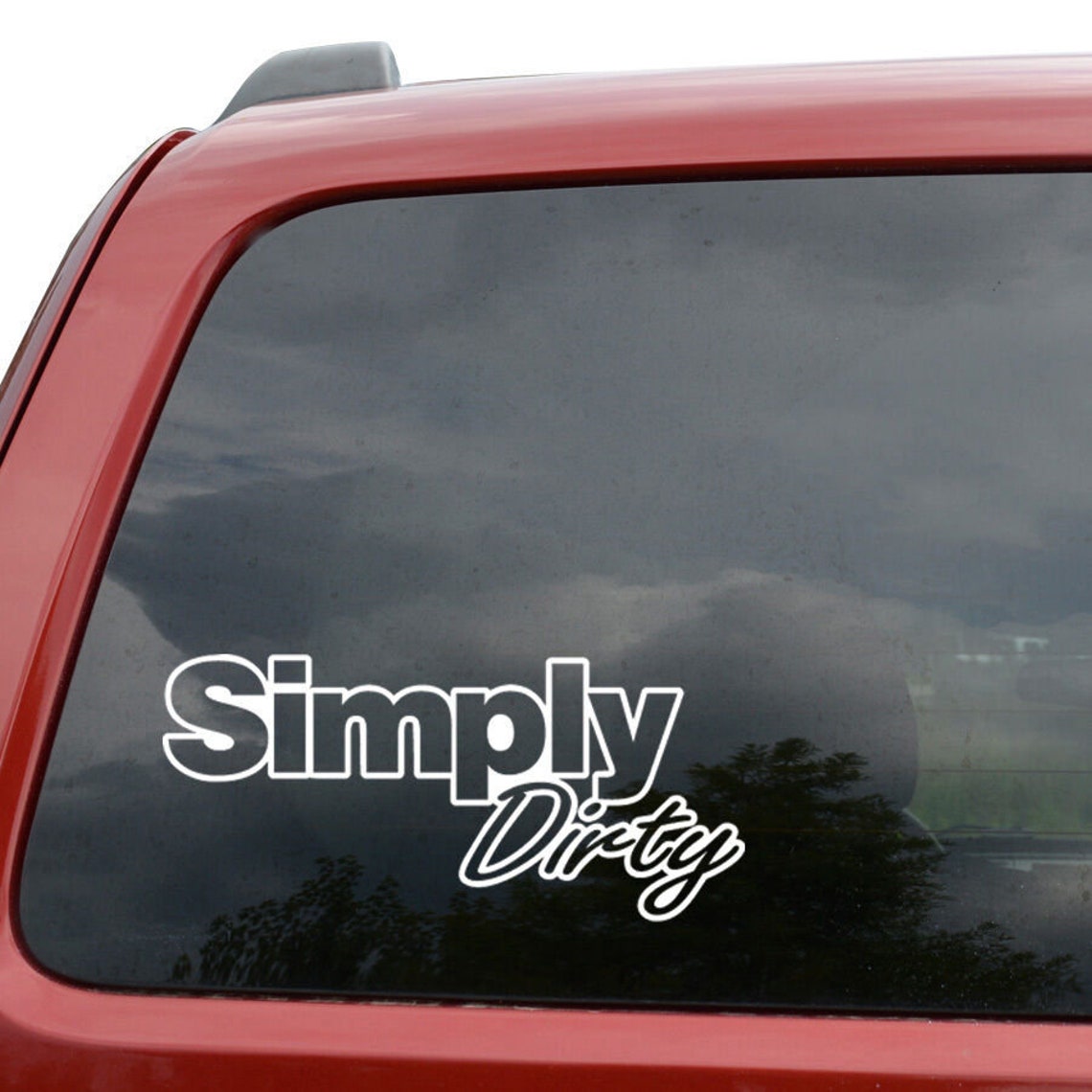 Simply Dirty JDM Car Window Decor Vinyl Decal Sticker - Etsy