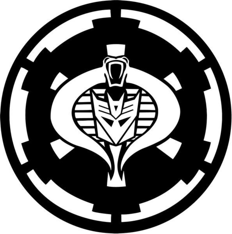 Comics_transformer_decepticon_cobra_commander Vinyl Decal - Etsy