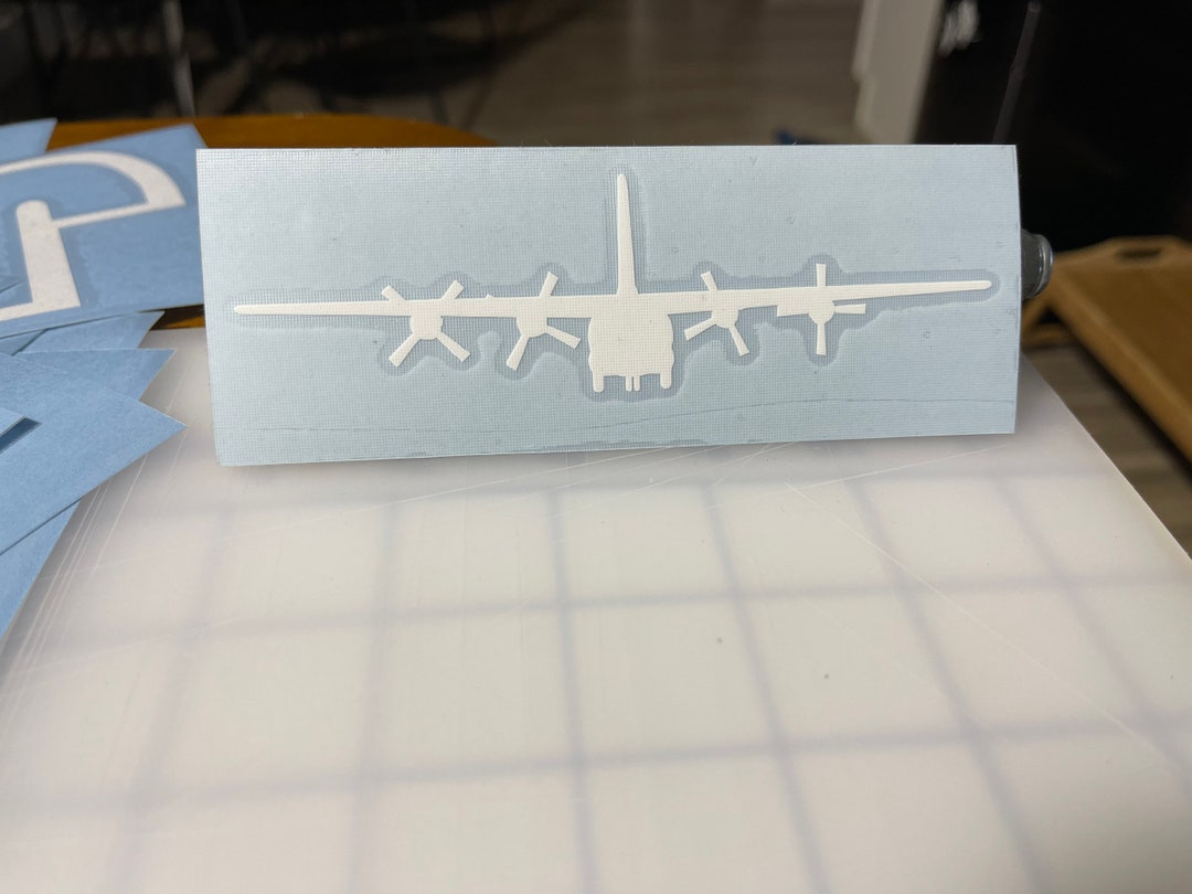 Ship From USA - Military_lockheed_c-130_plane Decal Sticker for Use on ...