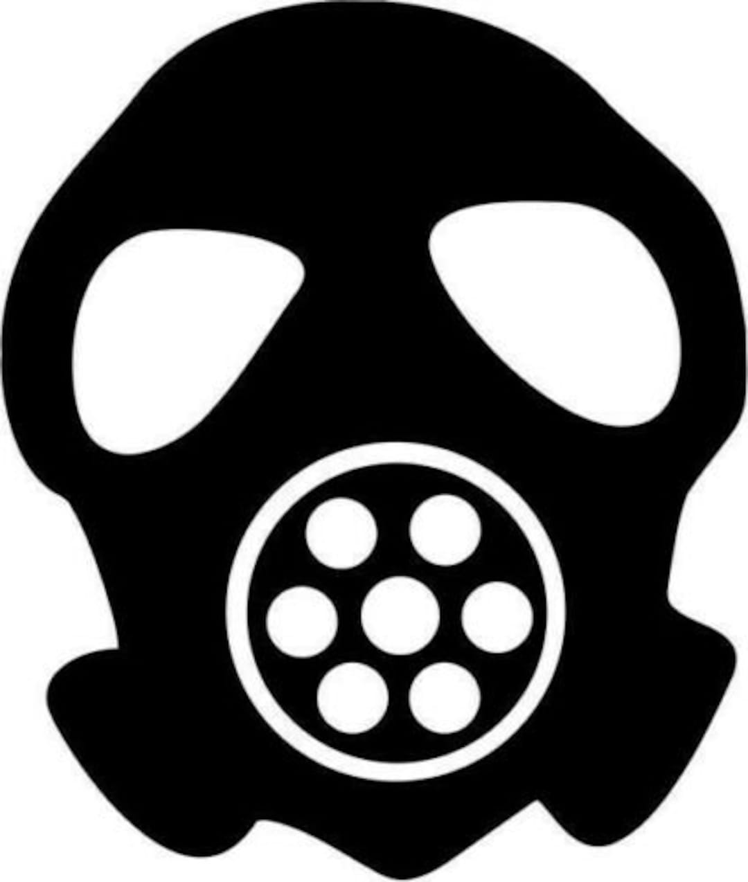 Gas Mask JDM Vinyl Decal Sticker Truck Window - Etsy