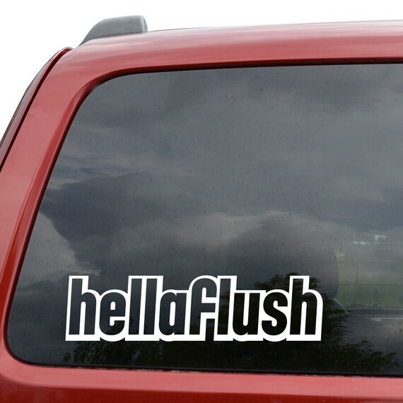 Hellaflush Logo Sticker