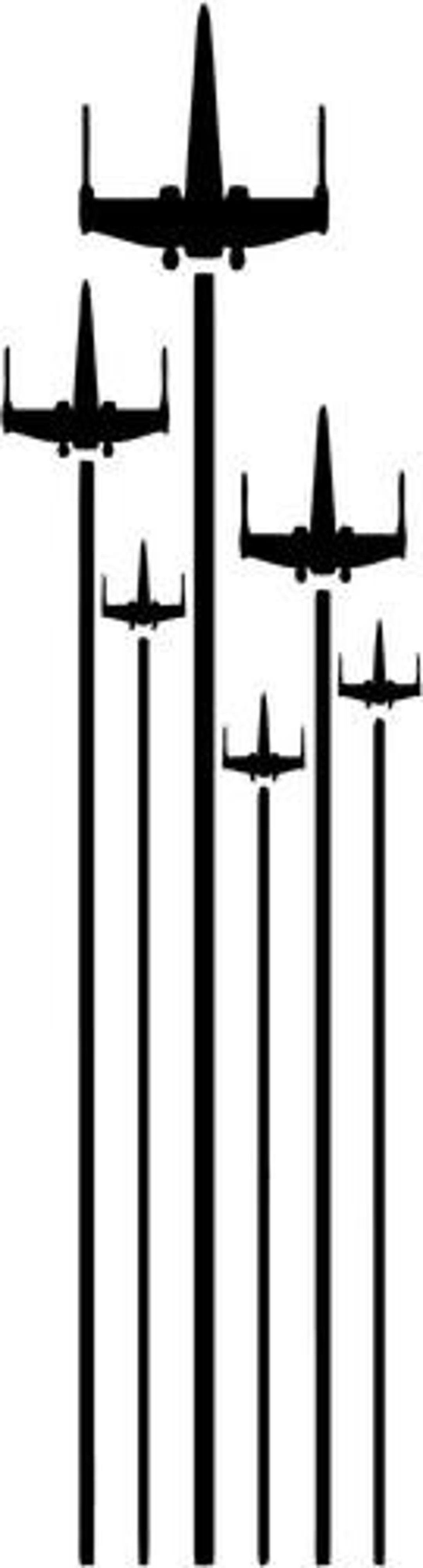 Movies Rogue Squadron X-wing Decal Sticker Car Truck Motorcycle Window ...