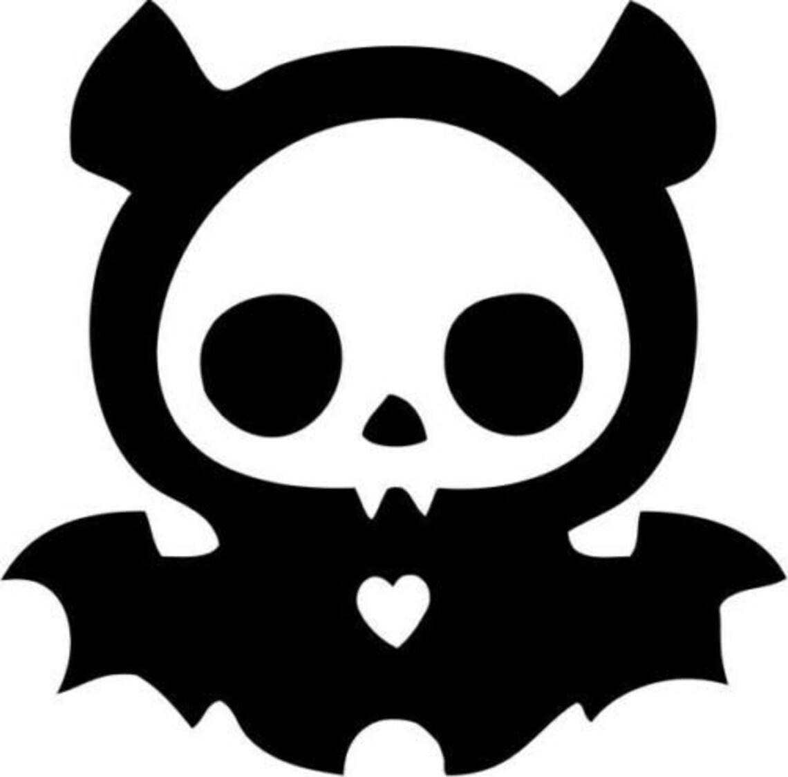 DIEGO BAT Skelanimal SKULL Vinyl Decal Sticker - Etsy