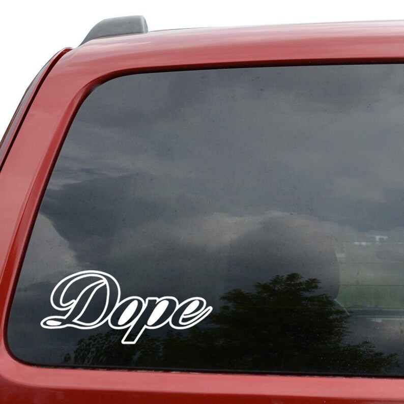 Dope JDM Car Window Decor Vinyl Decal Sticker - Etsy