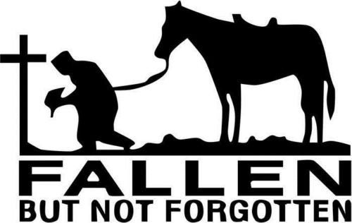 Fallen but Not Forgotten Vinyl Decal Sticker Car Truck Vehicle | Etsy