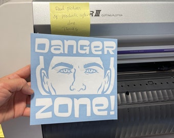 Danger Zone Sticker - Etsy