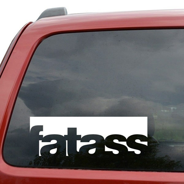 Fat Ass Sticker - Etsy