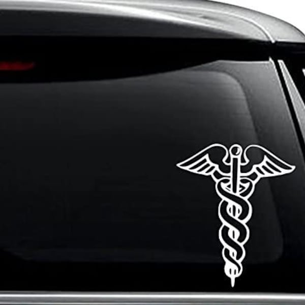 Medical Caduceus Decal - Etsy
