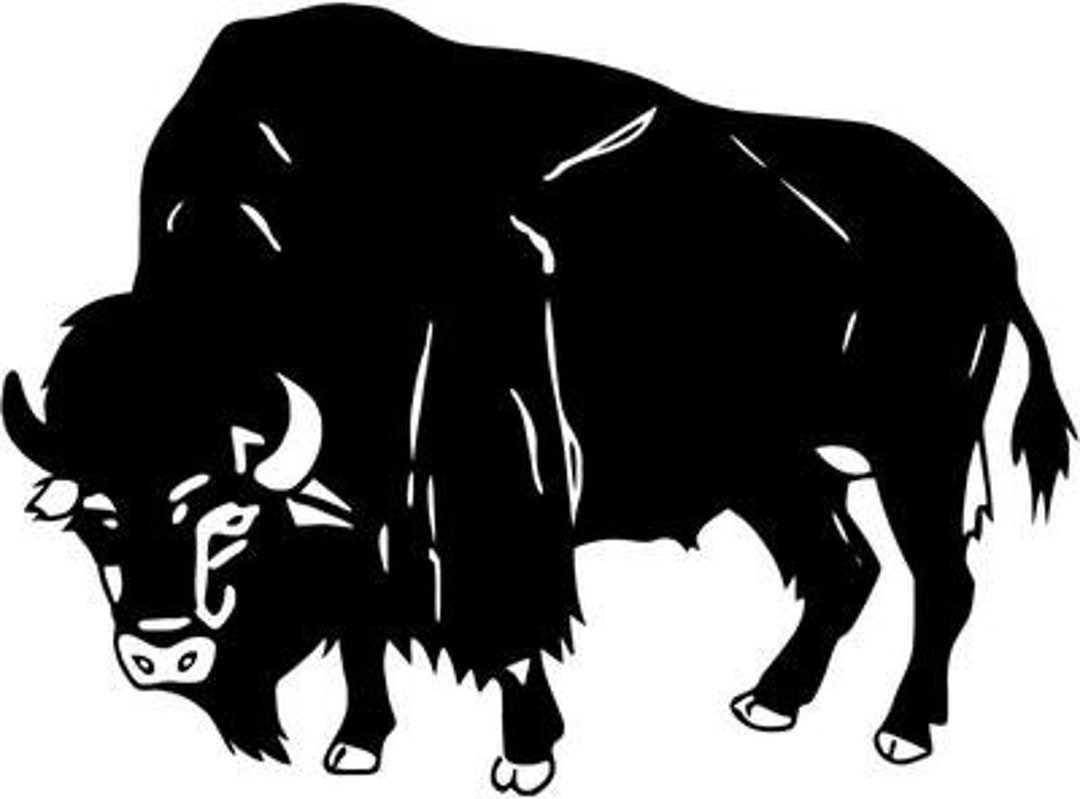 Wildlife_buffalo - Vinyl Decal Sticker - Wall Decor Motorcycle Car ...