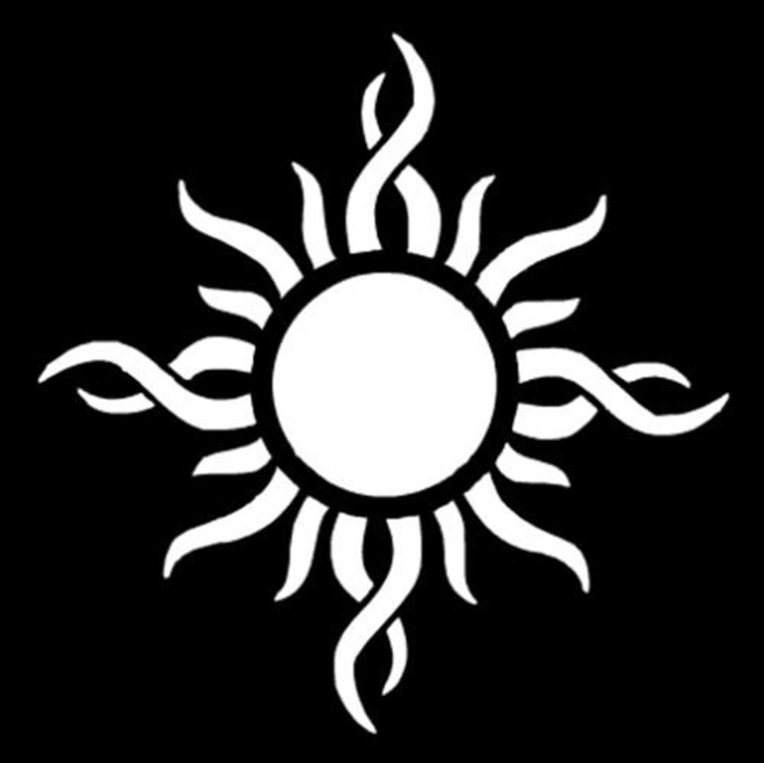 Made in USA - Tribal Sun Decal Symbol Art Beach Island Ocean Nature ...