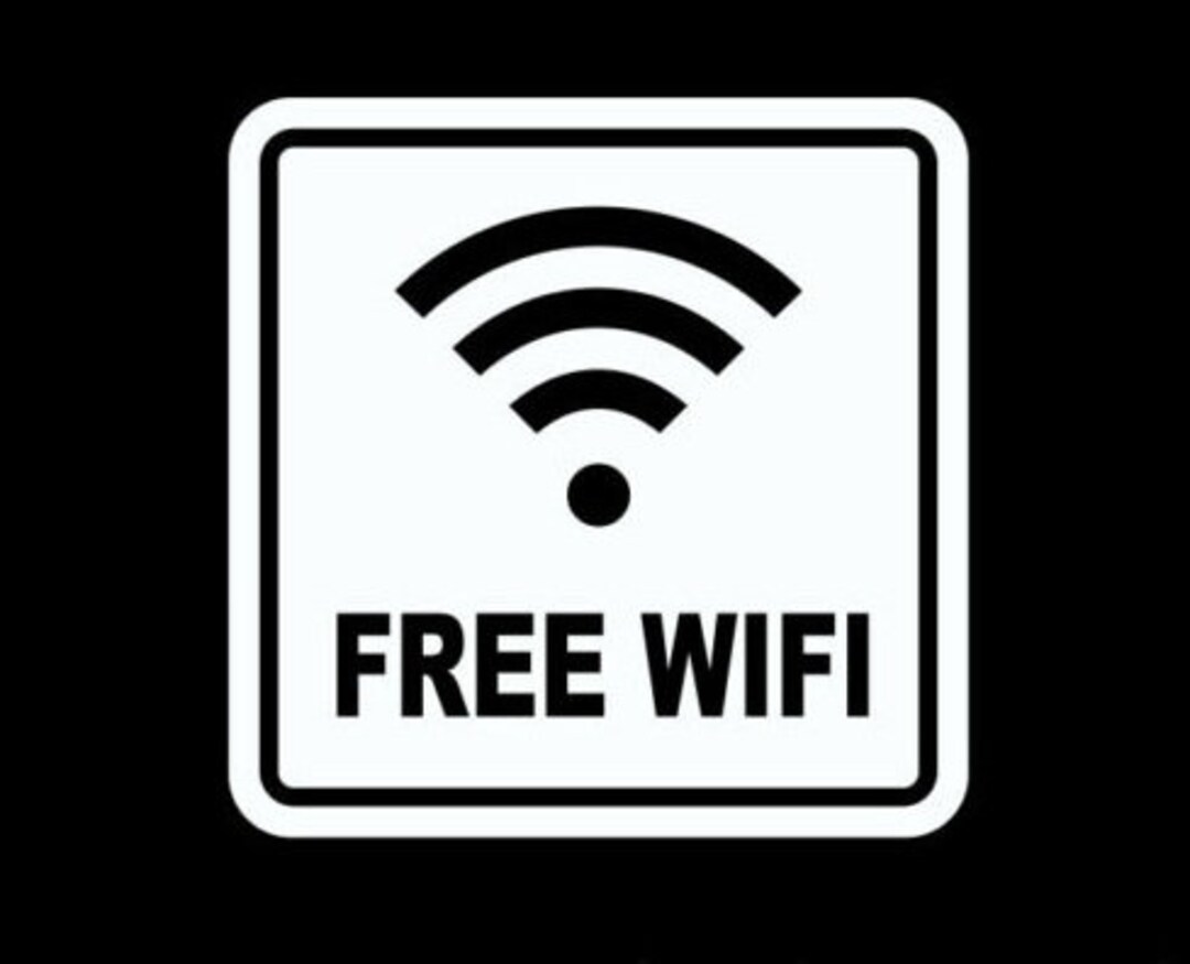 Free Wifi Vinyl Decal Sticker Car Truck Vehicle Bumper Window Wall ...