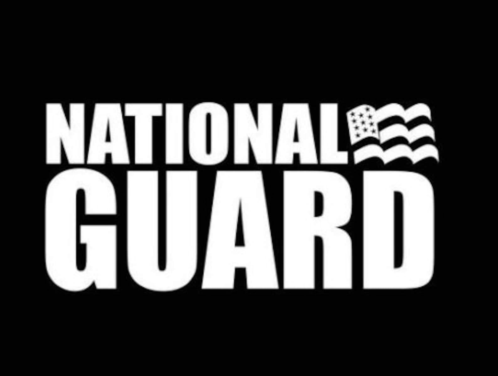 National Guard Vinyl Decal Sticker Car Truck Vehicle Bumper Window Wall ...