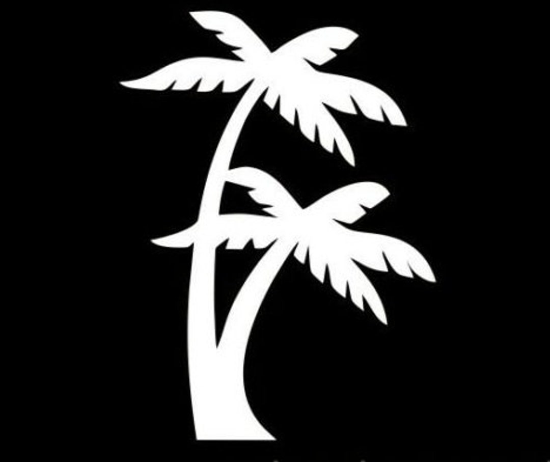 Palm Tree Vinyl Decal Sticker Car Truck Vehicle Bumper Window Wall ...