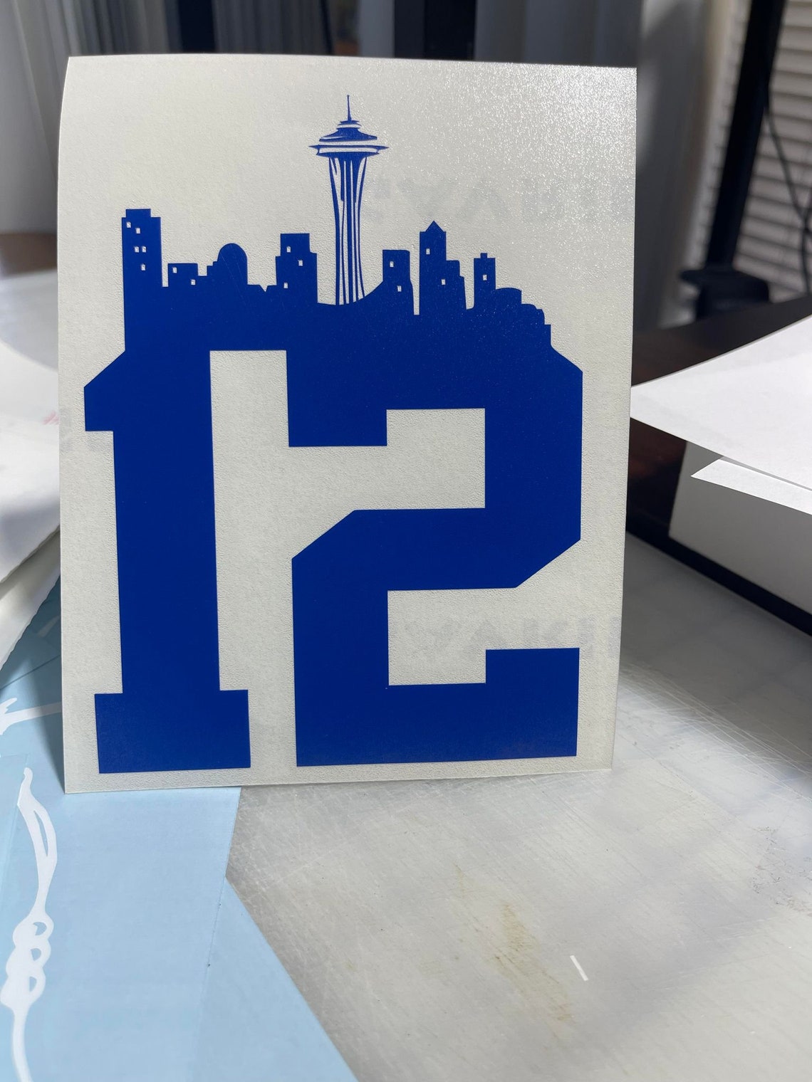 12th Seatle Vinyl Decal Sticker Window Wall Bumper - Etsy