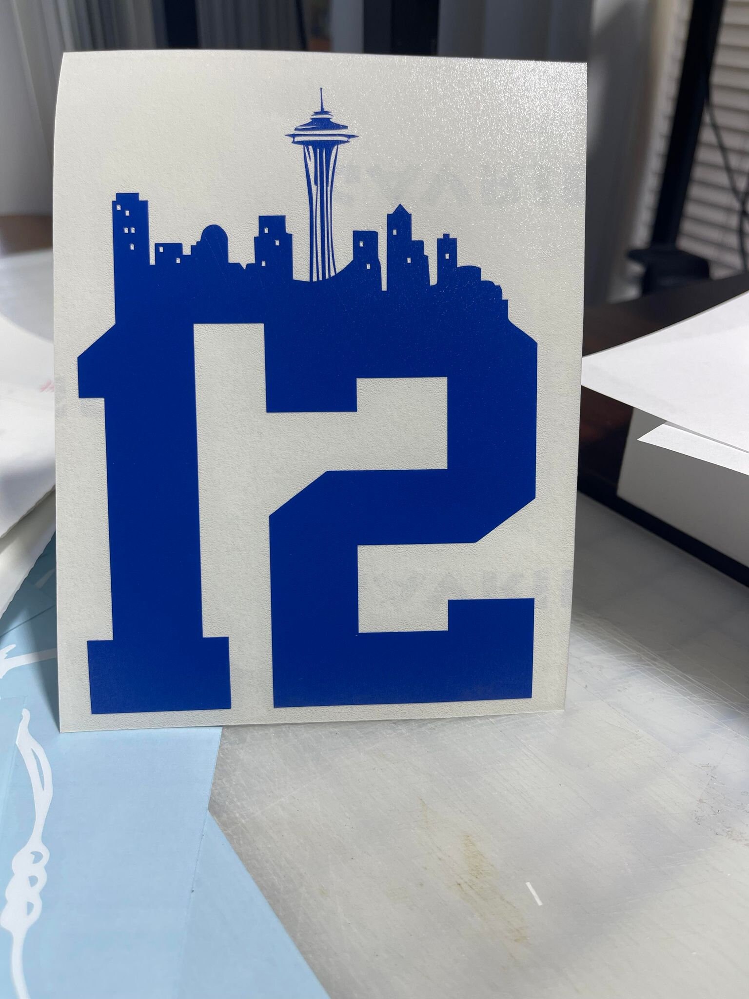 12th Seatle Vinyl Decal Sticker Window Wall Bumper - Etsy