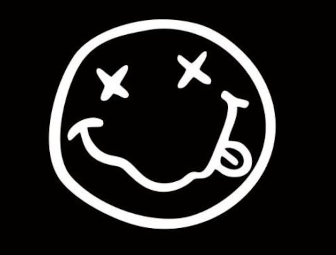 Nirvana Smiley Face Vinyl Decal Sticker Car Truck Vehicle Bumper Window ...
