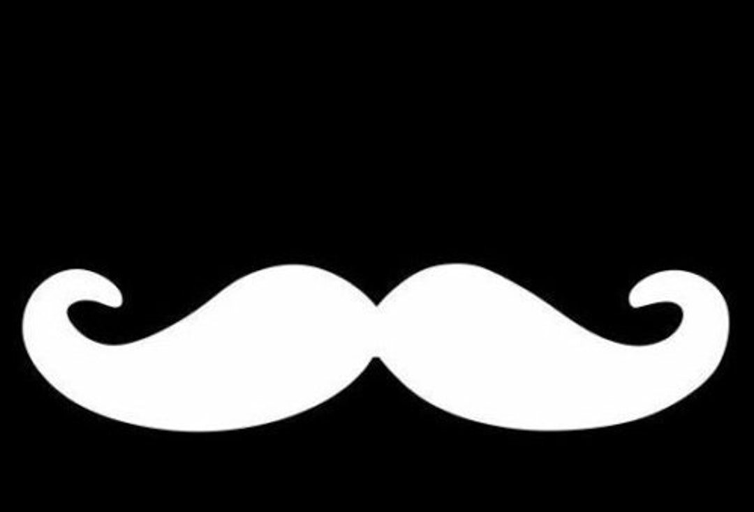 Mustache Vinyl Decal Sticker Car Truck Vehicle Bumper Window Wall Decor ...