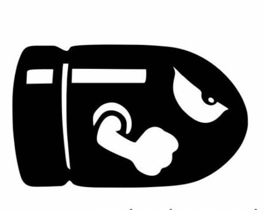 Bullet Bill Vinyl Decal Sticker Car Truck Vehicle Bumper Window Wall ...