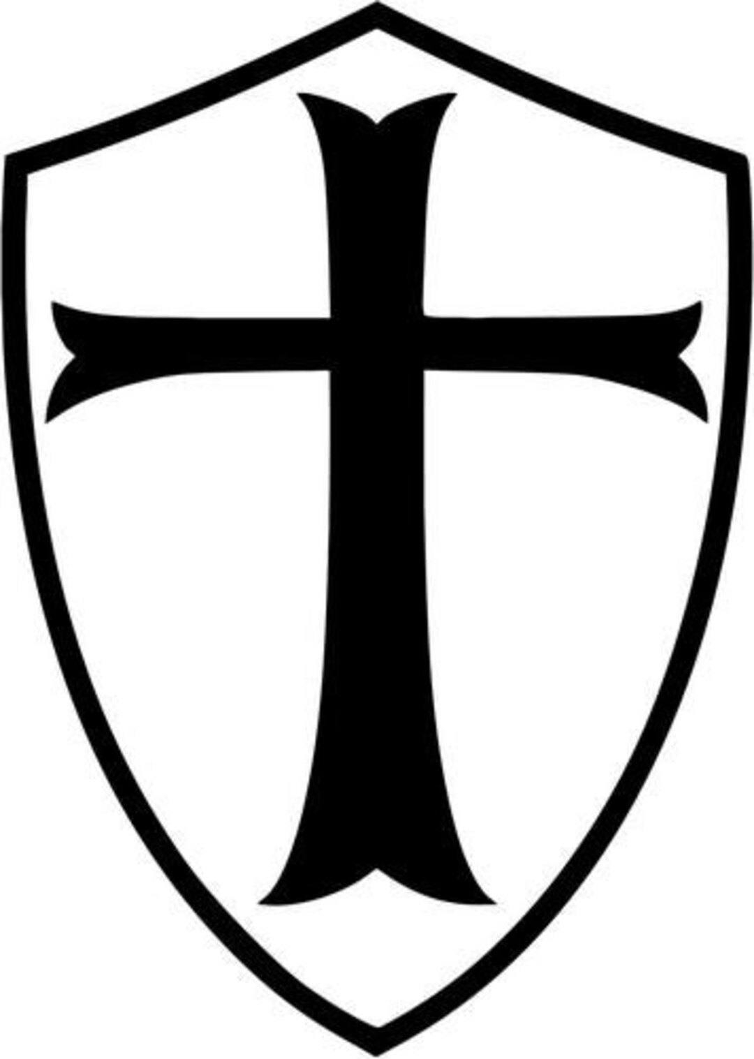 Knights Templar Shield Decal Sticker Car Truck Motorcycle Window iPad ...