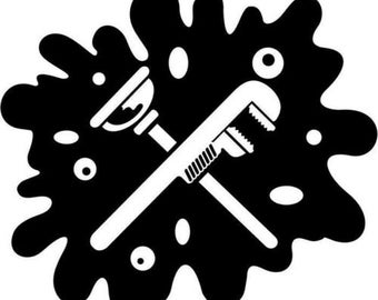 Plumber Window Decal - Etsy