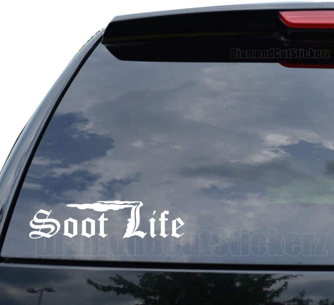 SOOT Life Train Locomotive Railroad Decal Sticker Car Truck Motorcycle ...