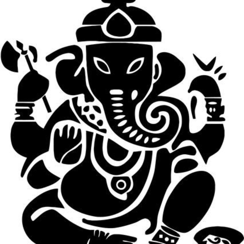 Ganesha Car Sticker - Etsy