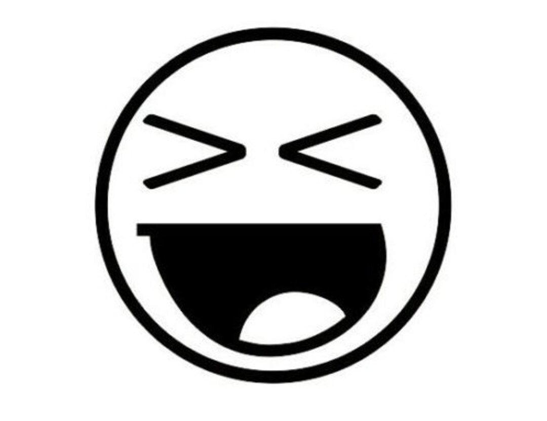 Smiley Face Vinyl Decal Sticker Car Truck Vehicle Bumper Window Wall ...