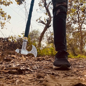 Victoria Axe Walking Stick Cane, Antique Walking Cane, Walking Stick ...