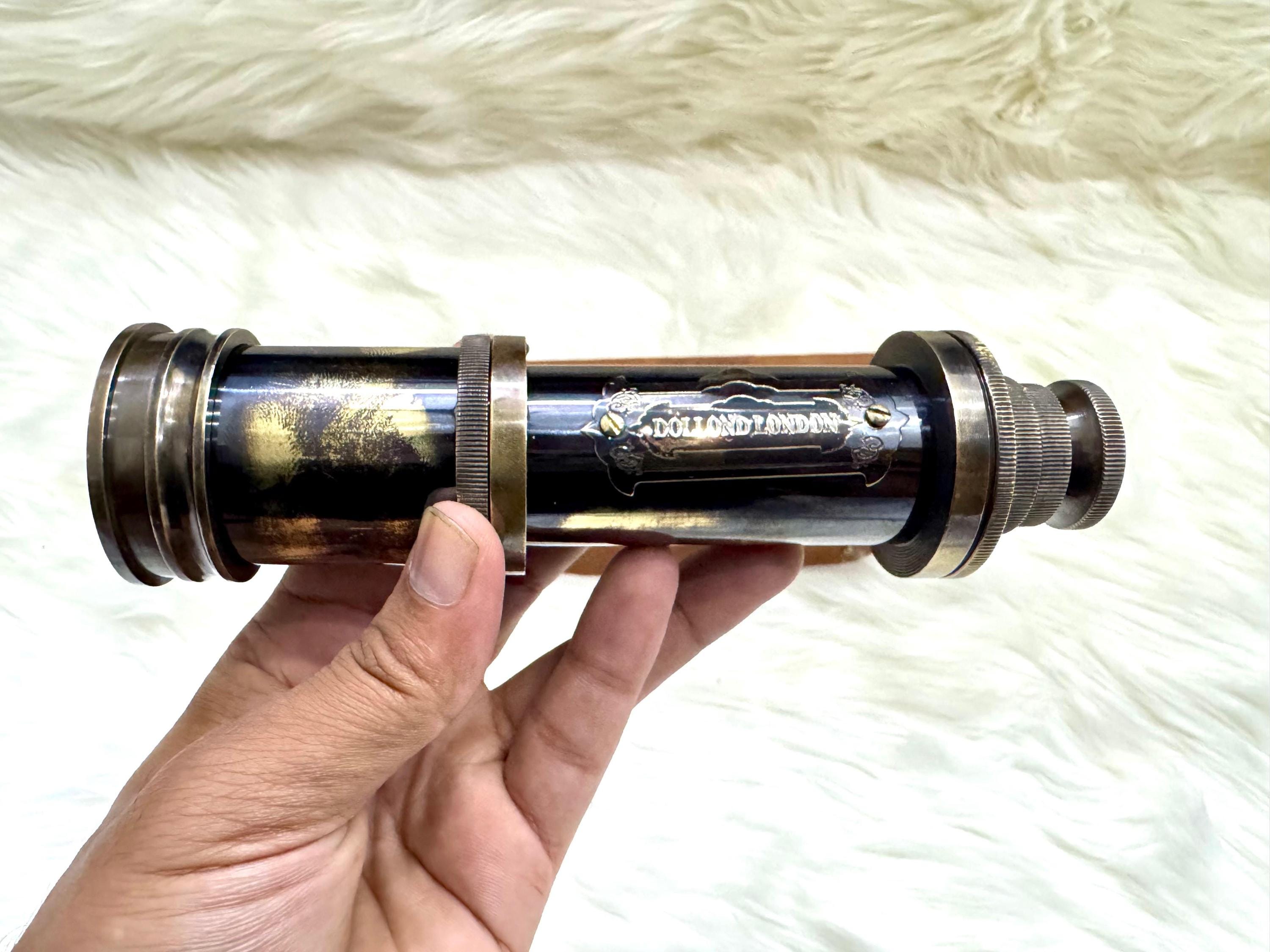 Personalized Working Telescope, Engraved Brass Spyglass, Custom ...