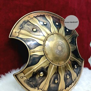 Medieval Troy Trojan Shield - Ancient Greek Warrior Metal Shield ...