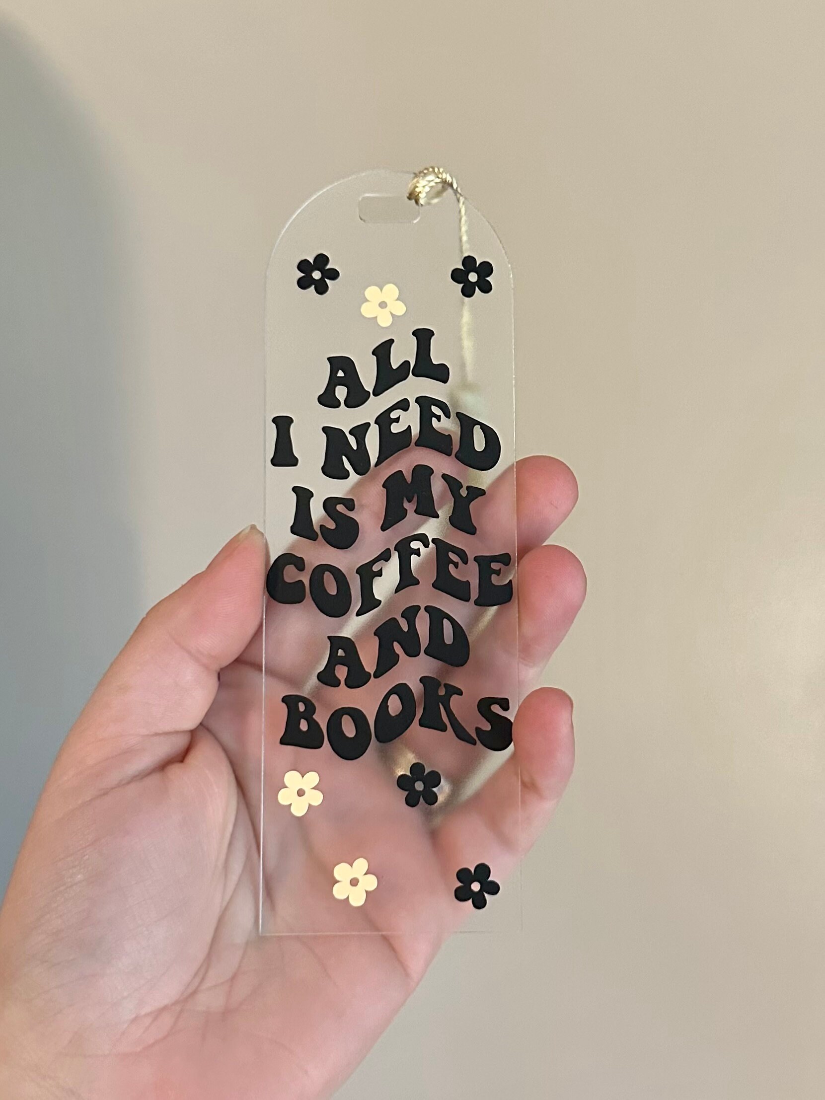 Acrylic Bookmark, Trendy Bookmark, Book Lover, Reading Gift, Bookmark ...