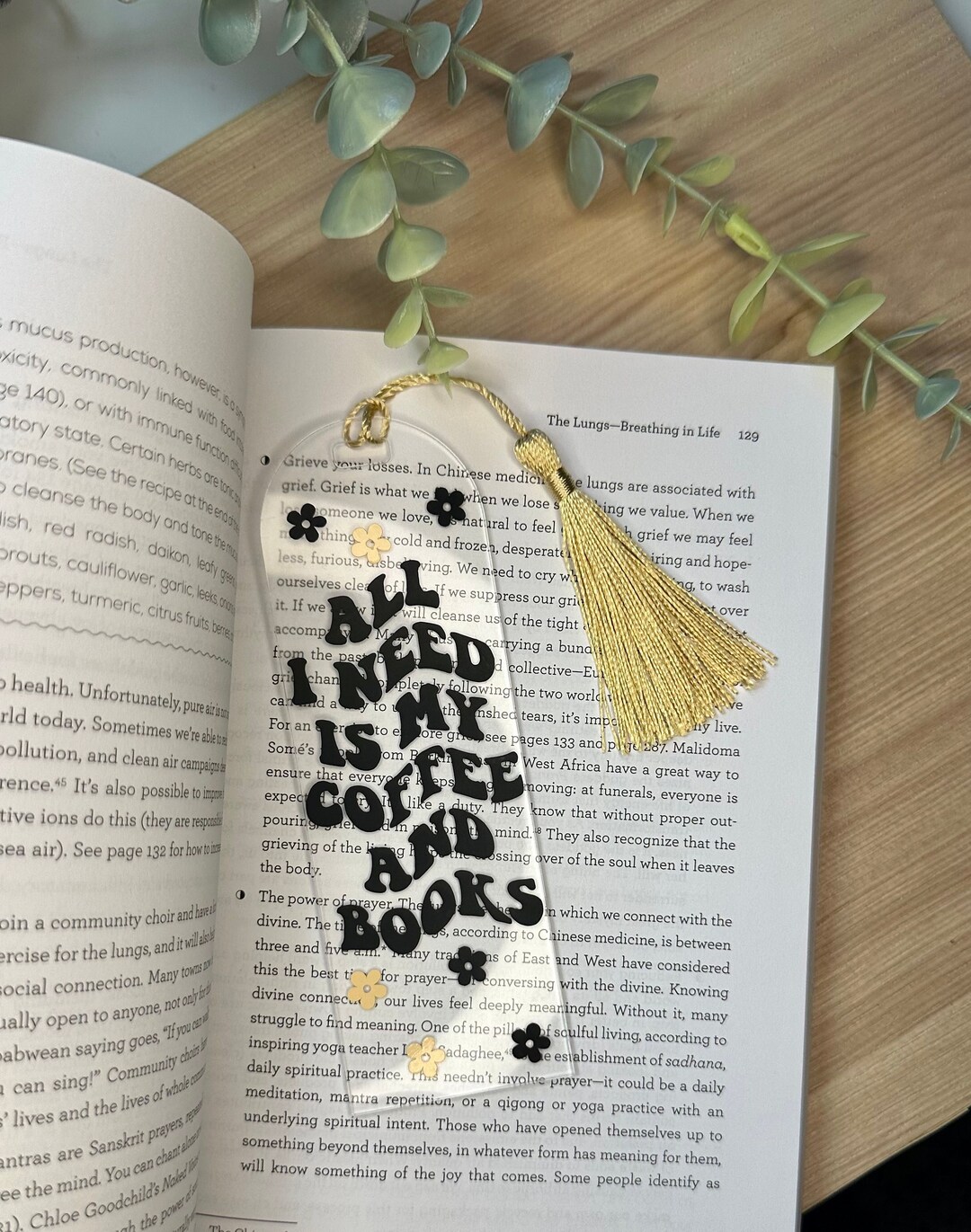 Acrylic Bookmark, Trendy Bookmark, Book Lover, Reading Gift, Bookmark ...